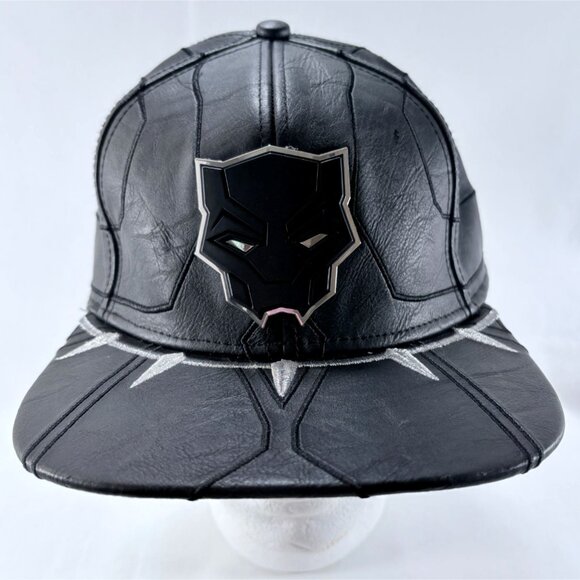 Marvel | Accessories | Marvel Black Panther Suit Up Metal Logo Faux ...